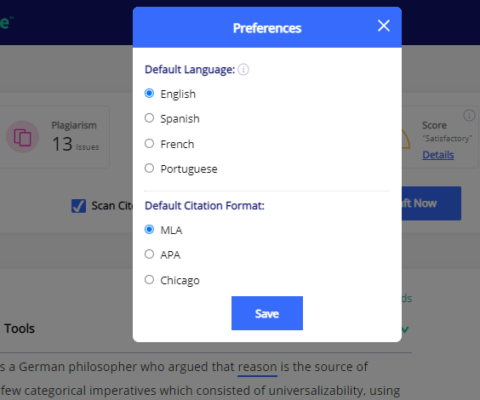 All About the Preferences Menu | bartleby